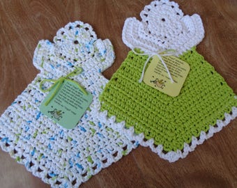 Angel dishcloth | Etsy