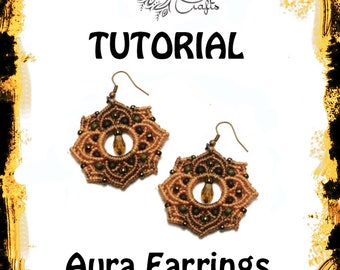 Little Lace Macrame Earring Tutorial in PDF