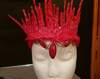 Red queen crown | Etsy
