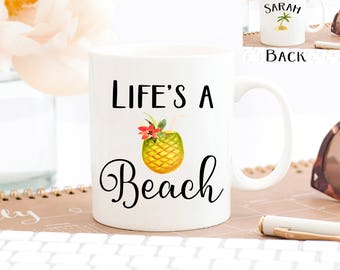 Beach mugs | Etsy