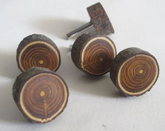 Wooden knobs | Etsy