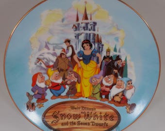 Snow white plate | Etsy