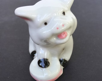 Porcelain pig | Etsy