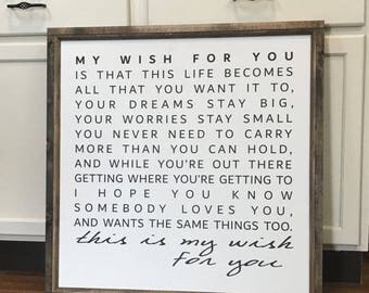 My wish for you | Etsy