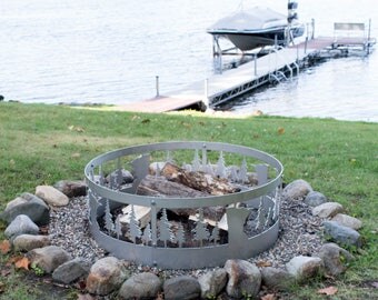 Steel fire pit | Etsy