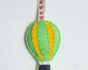 Felt hot air balloon | Etsy