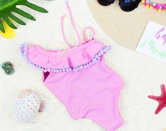 Girls swimwear | Etsy