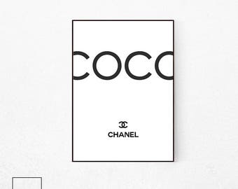 Coco chanel poster | Etsy