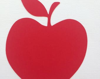 Red apple stickers | Etsy