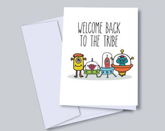 Welcome back card | Etsy