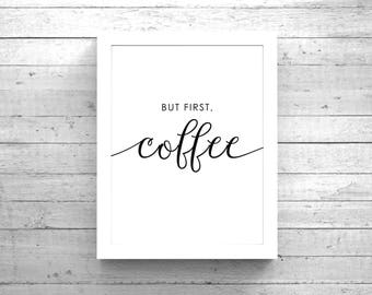 Coffee wall art | Etsy
