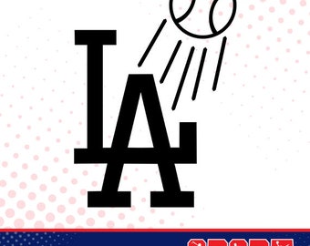 Svg la dodgers | Etsy