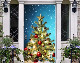 Christmas door decor | Etsy