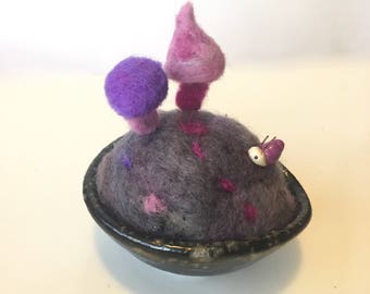 Needle felted snail | Etsy