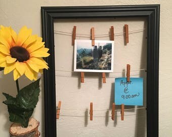 Clothespin frame | Etsy