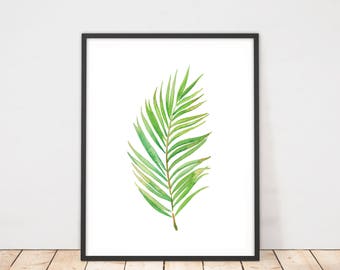 Palm leaf art | Etsy