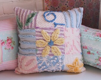 Patchwork pillow | Etsy