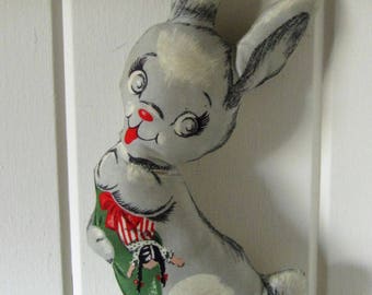 Christmas bunny | Etsy