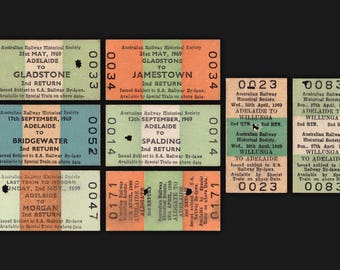Vintage train ticket | Etsy