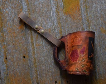 Leather tankard | Etsy