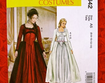 Simplicity Sewing Pattern 8161 1700's Highland Dress
