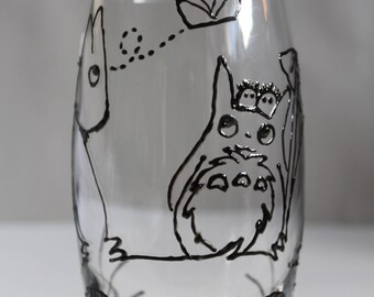 Painted glass | Etsy