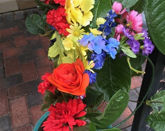 Rainbow flower crown | Etsy