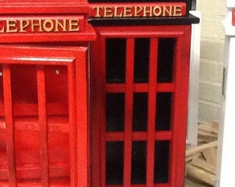 Red telephone box | Etsy