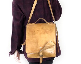 Leather satchel | Etsy