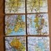 Custom Map Coasters Custom Coasters Personalized coasters City