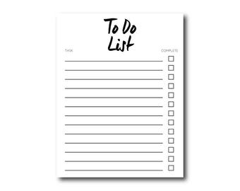 To do list notepad | Etsy