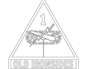 US Army 2nd Infantry Division Patch Vector Files dxf eps svg