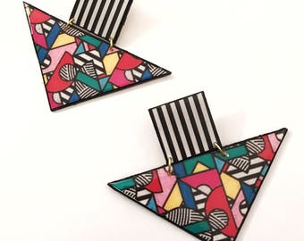 Funky earrings | Etsy