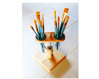 Paint brush holder | Etsy