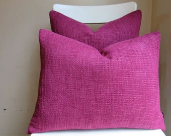 Fuchsia pillow | Etsy