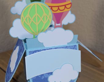 Hot air balloon box | Etsy