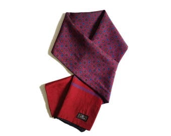 Mens red scarf | Etsy