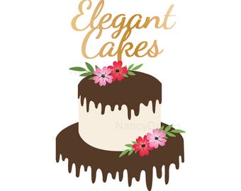Cake logo | Etsy