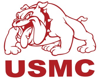 Usmc bulldog | Etsy