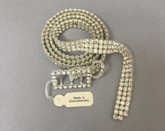 Rhinestone belt | Etsy