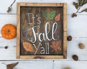 It's fall y'all | Etsy