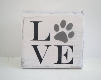 Paw print sign | Etsy