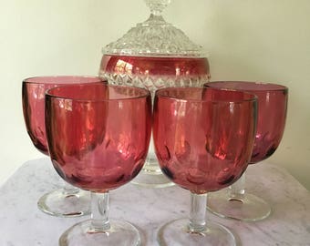 Thumbprint goblets | Etsy