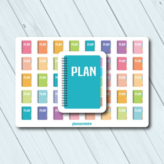 Plan Stickers Planner Stickers Icon Stickers Erin