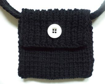 Mitred Square Bag Knitting Pattern Knitted Bag knitting