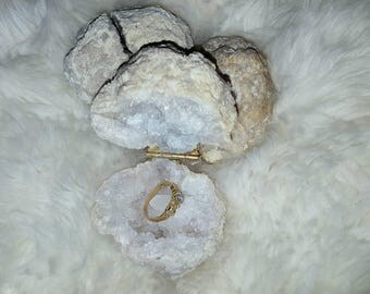 Geode ring box | Etsy