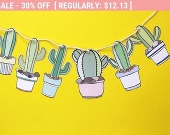 Cactus banner | Etsy