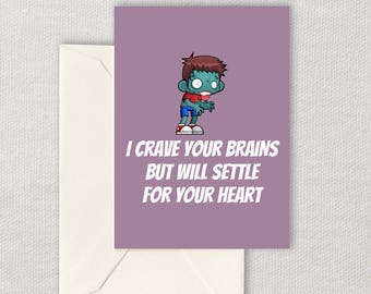 Zombie valentine | Etsy