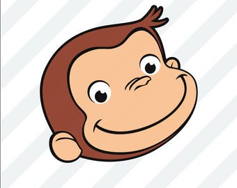 Curious george svg | Etsy