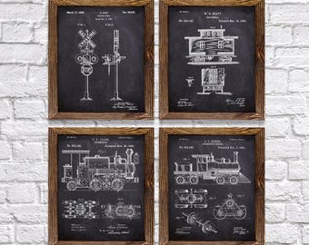Railroad decor | Etsy